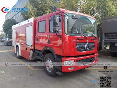 China Dongfeng 4x2 4000L Water Tank Fire Pumper Truck 124HP Diesel Fire Engine for sale