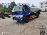 China Foton Forland 5cbm Carbon Steel Fuel Tank Truck 5000L Diesel Oil Tanker for sale