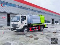 China Foton Forland 8000L Vacuum Suction Truck with 4000L Water Tank and High Pressure Cleaning for sale