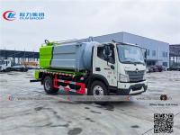 China Foton Forland 8000L Vacuum Suction Truck with 4000L Water Tank and High Pressure Cleaning for sale