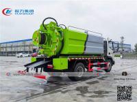 China Foton Forland 8000L Vacuum Suction Truck with 4000L Water Tank and High Pressure Cleaning for sale