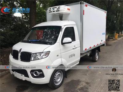 China Jinbei 4x2 Gasoline Engine Mini Refrigerated Truck 102HP 7cbm Cold Van for sale