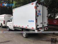 China Jinbei 4x2 Gasoline Engine Mini Refrigerated Truck 102HP 7cbm Cold Van for sale