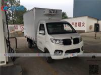 China Jinbei 4x2 Gasoline Engine Mini Refrigerated Truck 102HP 7cbm Cold Van for sale