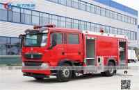 China Sinotruk Howo 4x2 8000L Foam Tank Fire Engine Truck with 290HP for sale