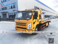 China JMC 4x2 Flatbed Wrecker Tow Truck 120HP 5000kg Platform Capacity for sale