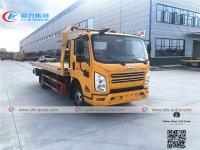 China JMC 4x2 Flatbed Wrecker Tow Truck 120HP 5000kg Platform Capacity for sale