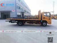 China JMC 4x2 Flatbed Wrecker Tow Truck 120HP 5000kg Platform Capacity for sale