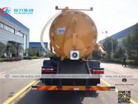 China Dongfeng D9 4x2 12m3 Vacuum Sewer Truck 12000L Septic Tank Suction Truck for sale