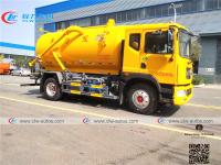 China Dongfeng D9 4x2 12m3 Vacuum Sewer Truck 12000L Septic Tank Suction Truck for sale