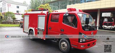 China Dongfeng Duolicar 2cbm Water Tank Fire Fighting Truck 4x2 115hp Euro 3 for sale
