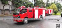 China Dongfeng Duolicar 2cbm Water Tank Fire Fighting Truck 4x2 115hp Euro 3 for sale