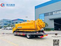 China Dongfeng Duolicar 8cbm Vacuum Sewage Suction Truck 8000Liters 190HP for sale