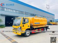 China Dongfeng Duolicar 8cbm Vacuum Sewage Suction Truck 8000Liters 190HP for sale