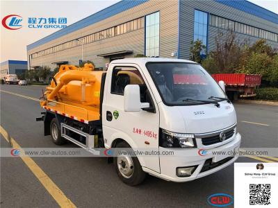 China Dongfeng 4x2 2 Ton Vacuum Sewer Suction Truck 2000 Liters LHD for sale