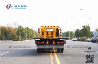 China FAW 4x2 Left Hand Drive Flatbed Towing Truck 120HP 5000kg Capacity for sale