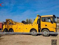 China Shacman 8x4 371HP 30-60 Ton Heavy Duty Wrecker Towing Truck with Crane for sale