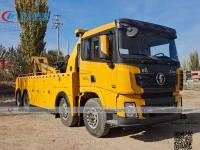 China Shacman 8x4 371HP 30-60 Ton Heavy Duty Wrecker Towing Truck with Crane for sale