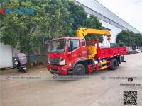 China Foton Rowor 4x2 5-7 Ton Hydraulic Telescopic Boom Truck Crane with 7000kg Capacity and 4200mm Wheelbase for sale
