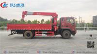 China Foton Rowor 4x2 LHD 6.3T 8T Truck Mounted Telescopic Crane with 4 Stage Boom for sale