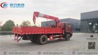 China Foton Rowor 4x2 LHD 6.3T 8T Truck Mounted Telescopic Crane with 4 Stage Boom for sale