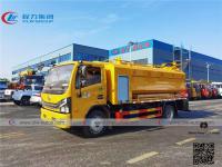 China Dongfeng Duolicar 7cbm Vacuum Sewage Suction Truck 7000Liters High Pressure Cleaning System for sale