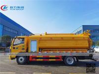 China Dongfeng Duolicar 7cbm Vacuum Sewage Suction Truck 7000Liters High Pressure Cleaning System for sale