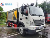 China Foton Forland 4x2 9000 Liters Compactor Garbage Truck Cummins 190HP Euro 3 for sale
