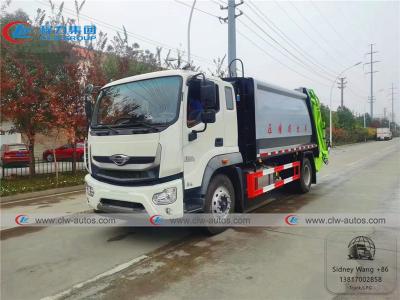 China Foton Forland 4x2 14cbm Compactor Garbage Truck for Sanitation Waste Collection for sale