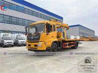 China Dongfeng Tianjin 6.3T 8T Truck Mounted Hydraulic Crane 4x2 LHD 190HP for sale