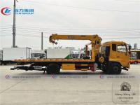 China Dongfeng Tianjin 6.3T 8T Truck Mounted Hydraulic Crane 4x2 LHD 190HP for sale