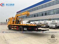 China Dongfeng Tianjin 6.3T 8T Truck Mounted Hydraulic Crane 4x2 LHD 190HP for sale