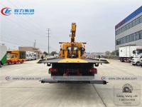 China Dongfeng Tianjin 6.3T 8T Truck Mounted Hydraulic Crane 4x2 LHD 190HP for sale