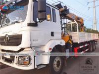 China Shacman H3000 6x4 12 Ton Truck Mounted Telescopic Crane with 4 Stage Straight Arm for sale