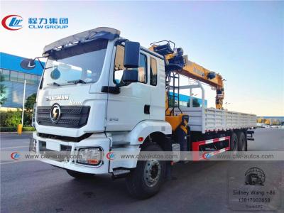 China Shacman H3000 6x4 12 Ton Truck Mounted Telescopic Crane with 4 Stage Straight Arm for sale