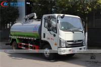 China Foton Forland 4x2 LHD 5000 Liters Vacuum Fecal Suction Truck Sewage Tanker for sale