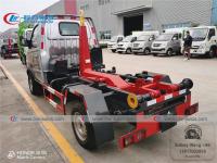 China Jinbei 2m3 1 Ton Mini Hook Lift Garbage Truck with Detachable Container Euro VI for sale