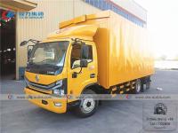 China Dongfeng Duolicar 20cbm Double Wing Opening Unfolding Van Cargo Truck 130HP 6-Speed for sale
