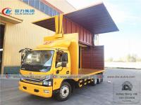China Dongfeng Duolicar 20cbm Double Wing Opening Unfolding Van Cargo Truck 130HP 6-Speed for sale
