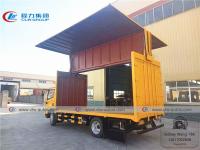 China Dongfeng Duolicar 20cbm Double Wing Opening Unfolding Van Cargo Truck 130HP 6-Speed for sale