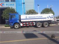 China Shacman 6x4 20000L Water Transport Tanker Truck Q235 Carbon Steel Tank for sale