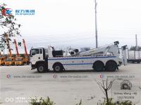 China SINOTRUK HOWO 6x4 20T 25T Conjoined Wrecker Tow Truck for Emergency Road Recovery for sale