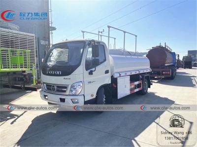 China Foton Aumark 4x2 5000L Fuel Oil Delivery Truck LHD RHD 5m3 Tanker for sale