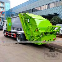 China Dongfeng 9000 Liters Rear Loader Compactor Garbage Truck for sale
