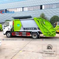 China Dongfeng 9000 Liters Rear Loader Compactor Garbage Truck for sale