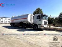 China Tri Axle 46000 Liters 35T 40T Diesel Fuel Tank Semi Trailer for Oil Transport for sale