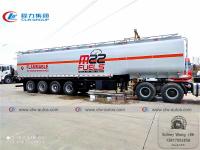 China 4 Axle 60000L Carbon Steel Q235 Fuel Tanker Truck for Diesel Gasoline Transport for sale