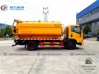 China Dongfeng Furuicar Vacuum Sewage Suction Truck 4000L Water Tank 7000L Septic Tank for sale