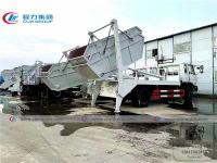 China Howo 4x2 8cbm Swing Arm Garbage Truck 8000kg Load Capacity Euro 2 for sale
