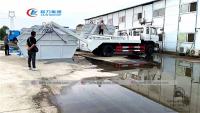 China Howo 4x2 8cbm Swing Arm Garbage Truck 8000kg Load Capacity Euro 2 for sale